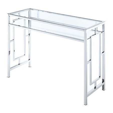 Click here for Convenience Concepts Town Square Chrome Desk With... prices