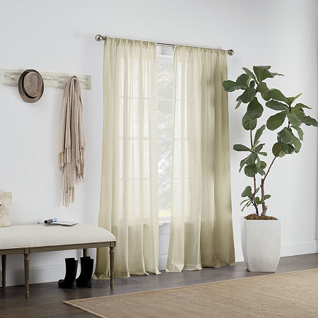 Click here for Linden Street Jameson Cotton Rod Pocket Sheer Sing... prices