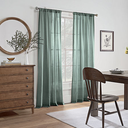 Click here for Linden Street Jameson Cotton Rod Pocket Sheer Sing... prices