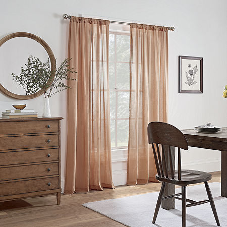 Click here for Linden Street Jameson Cotton Rod Pocket Sheer Sing... prices