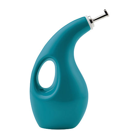 Rachael Ray Ceramics Evoo Oil & Vinegar Dispensing Bottle  24-oz. - Turquoise