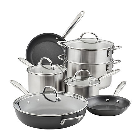 Click here for Rachael Ray Professional Stainless Steel 11-pc. Co... prices