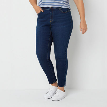 Click here for a.n.a - Plus Stretch Fabric Womens Mid Rise Skinny... prices