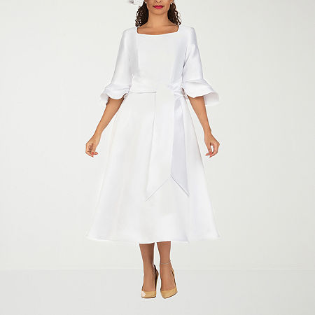 Click here for Giovanna Signature Womens 3/4 Sleeve Midi Fit + Fl... prices