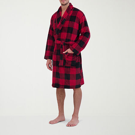 Click here for Hanes Mens Microfleece Long Sleeve Long Length Rob... prices