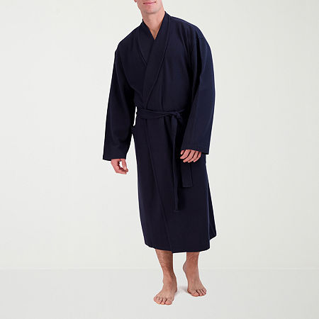 Click here for Hanes Mens Waffle Long Sleeve Long Length Robe  On... prices