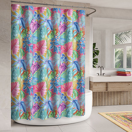 Click here for J. Queen Bold  Hanalei Tropical Shower Curtain prices
