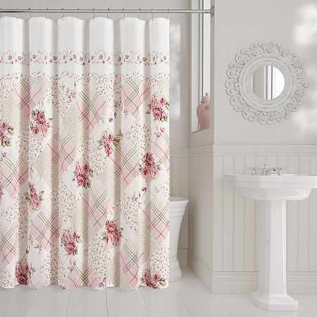 Royal Court Bungalow Shower Curtain  70 x 72 - Rose