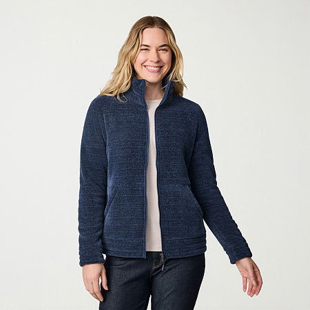 Click here for Free Country Womens Luxe Pile Jacket - Navy prices