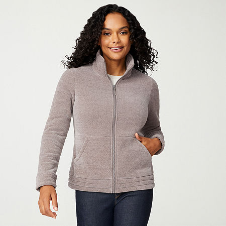 Free Country Womens Luxe Pile Jacket - Mocha