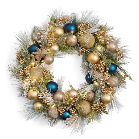Click here for North Pole Trading Co. Gold And Navy North Star Wr... prices