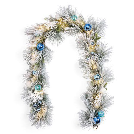 Click here for North Pole Trading Co. White Blue Christmas Indoor... prices