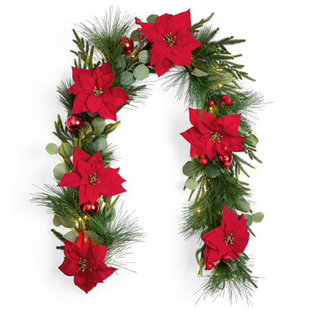 Click here for North Pole Trading Co. Red Poinsettia Christmas In... prices