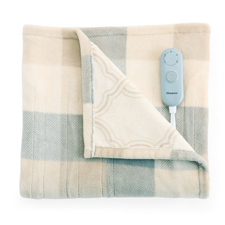 Click here for Beautyrest Ultra-Soft Plush Reversible Heated Thro... prices