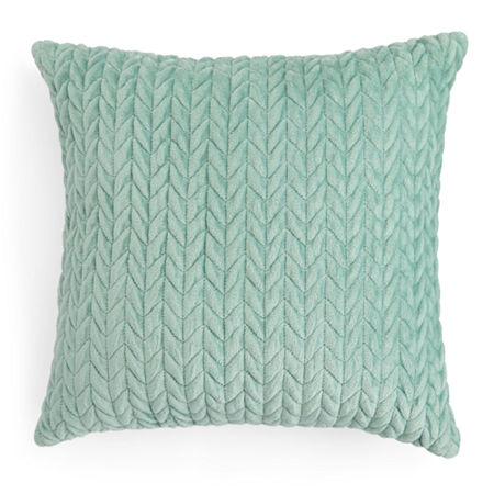 Click here for Fieldcrest Faux Mink Square Throw Pillow  One Size... prices