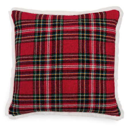 Click here for North Pole Trading Co. Chenille Plaid 22x22 Throw... prices