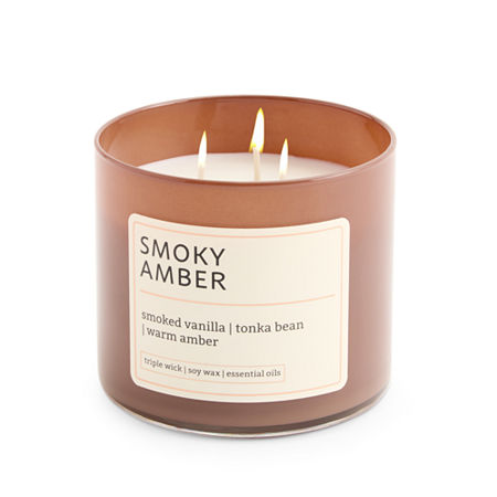 Click here for Distant Lands Smoky Amber 3-Wick Scented Jar Candl... prices