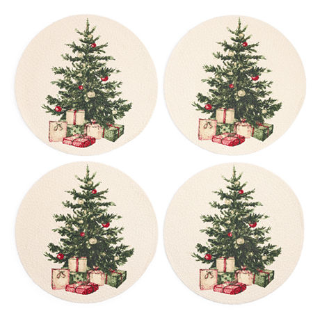 Click here for Homewear Christmas Tree 4-pc. Placemat  One Size... prices