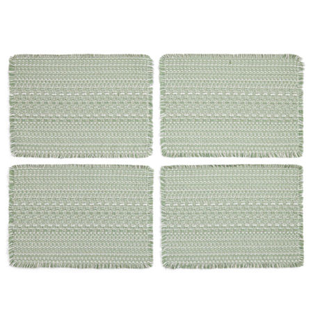 Click here for Homewear Haisley 4-pc. Placemat with Fringe  One S... prices