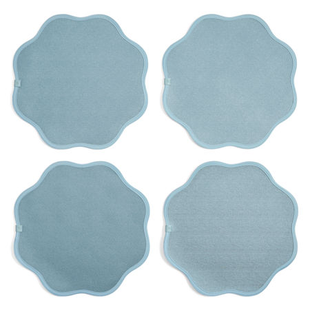 Click here for Homewear Sanibel Scallop Edge 4-pc. Placemat  One... prices