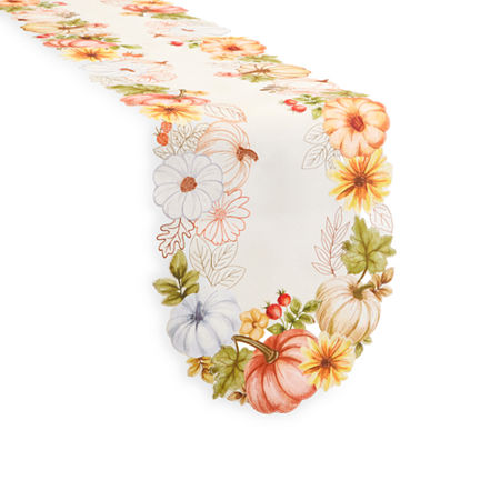 Click here for Homewear Pumpkin Parade Table Runner  One Size  Wh... prices
