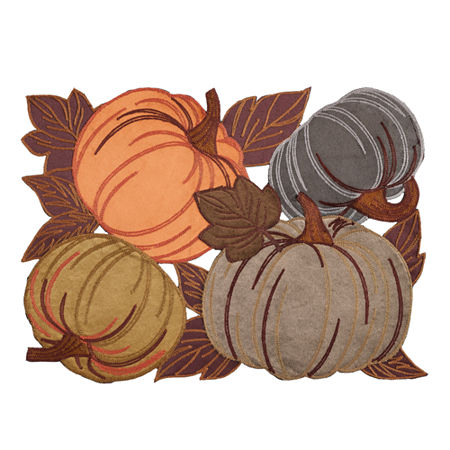Click here for Homewear Kaleigh Knit Pumpkin Placemat  One Size... prices