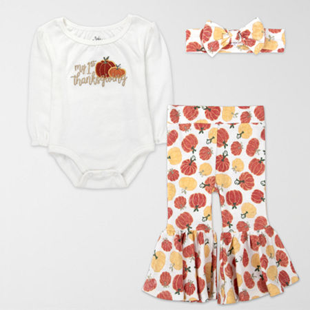 Click here for Baby Essentials Baby Girls 3-pc. Baby Clothing Set... prices