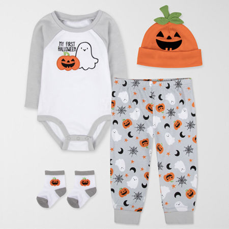 Click here for Baby Essentials Baby Boys 4-pc. Baby Clothing Set... prices