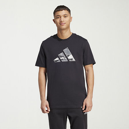 Click here for adidas Mens Cotton Camo Logo Graphic T-Shirt - Bla... prices
