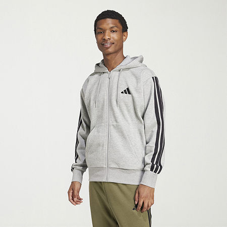 Click here for adidas Mens Regular-Fit 3-Stripes Full-Zip Fleece... prices