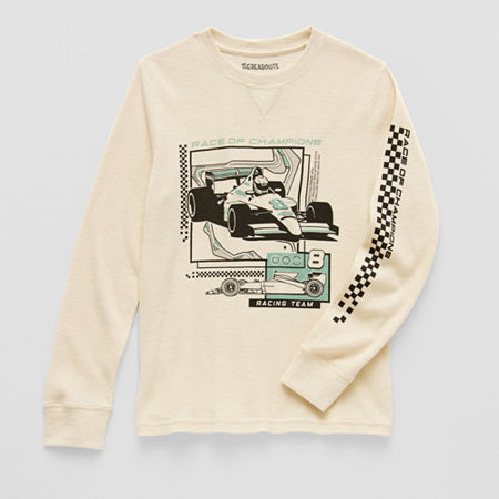 Click here for Thereabouts Little & Big Kid Boys Crew Neck Long S... prices