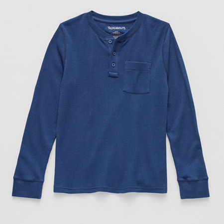 Click here for Thereabouts Little & Big Kid Boys Henley Neck Long... prices
