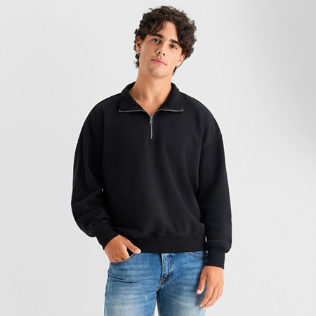 Click here for Arizona Mens Mock Neck Fleece  X-large  Black prices