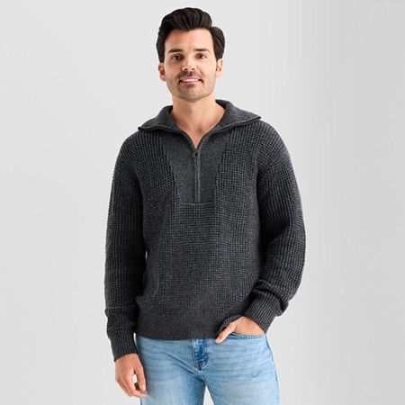 Click here for mutual weave Mens Long Sleeve Quarter-Zip Pullover... prices