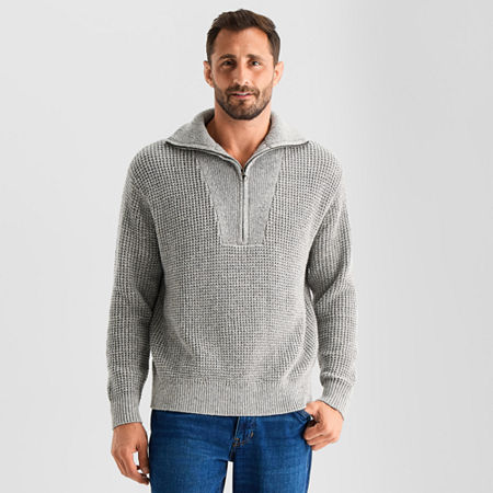 Click here for mutual weave Mens Long Sleeve Quarter-Zip Pullover... prices