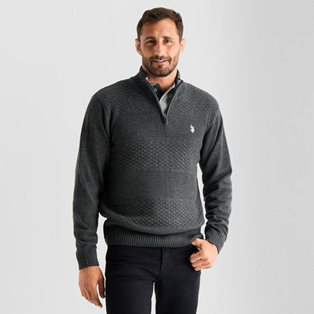 Click here for U.S. Polo Assn. Textured Mens Mock Neck Long Sleev... prices