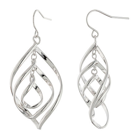 Click here for Silver Reflections Pure Silver Over Brass Drop Ear... prices
