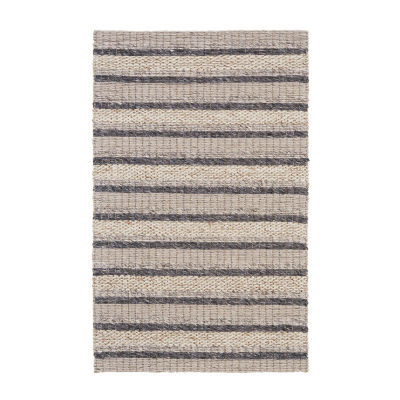 Weave And Wander Genet Solid Flatweave Indoor Rectangle Area Rugs ...