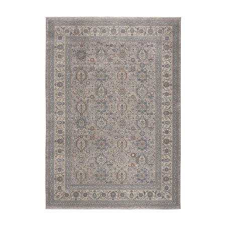 Feizy Marquette R3761 2 x 3 Area Rug - Gray  Blue