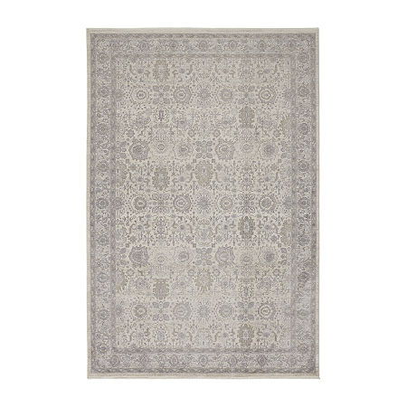 Feizy Marquette R3776 710 x 910 Area Rug - Beige  Gray