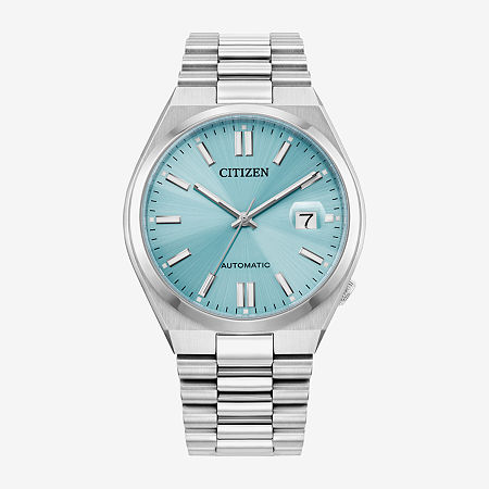 Citizen Mens Tsuyosa Automatic Stainless Steel Bracelet Watch 40mm - Silver-tone