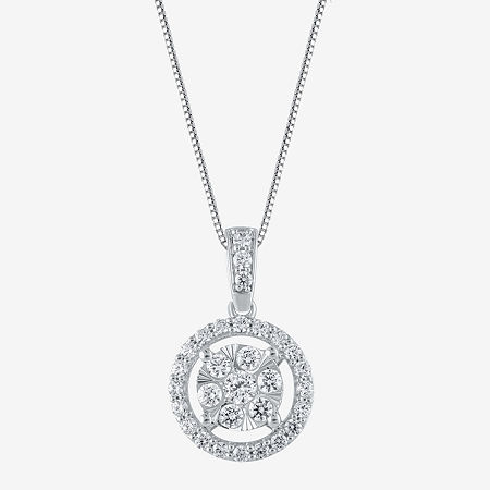 Click here for Womens 1/2 CT. T.W. Natural White Diamond 14K Whit... prices