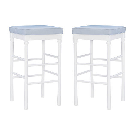 Click here for Holland 2-pc. Bar Stool  One Size  White prices
