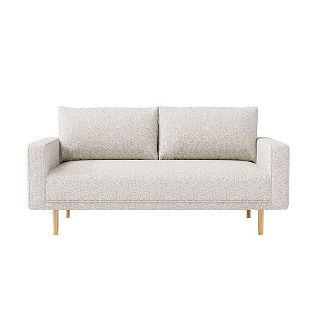 Click here for Aurelia 63 Boucle Fabric Loveseat - Off-White prices