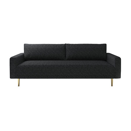 Click here for Aurelia 82.5 Boucle Fabric Sofa - Black prices