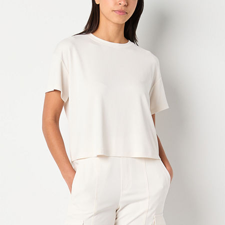 Click here for Stylus Womens Crew Neck Short Sleeve T-Shirt  X-la... prices