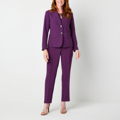 Black Label by Evan-Picone Suit Jacket, Color: Plum - JCPenney