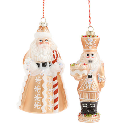 Click here for North Pole Trading Co. Gingerbread Santa And Nutcr... prices