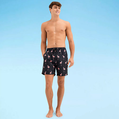 Click here for Burnside Mens Drawstring Waist Animal Swim Shorts... prices