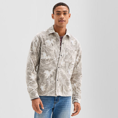 Click here for Arizona Mens Polar Fleece Shacket  Xx-large  Gray prices